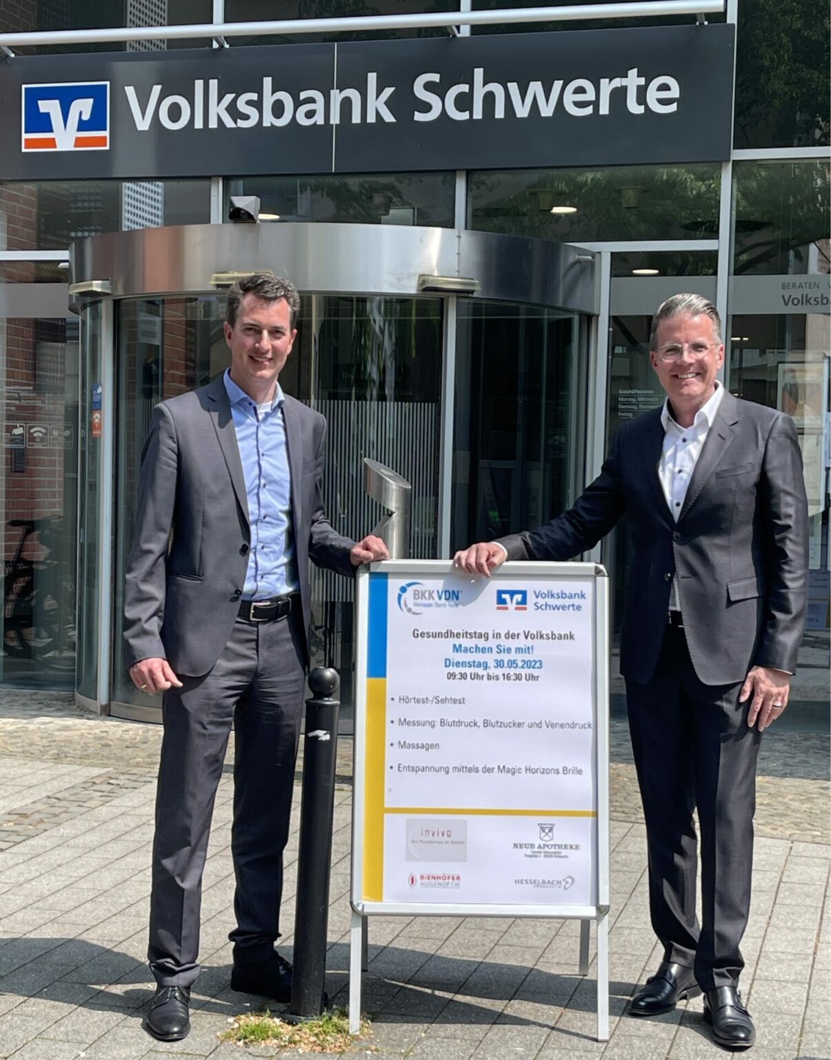 Gesundheitstag der Dortmunder Volksbank Hauptstelle Schwerte und der ...